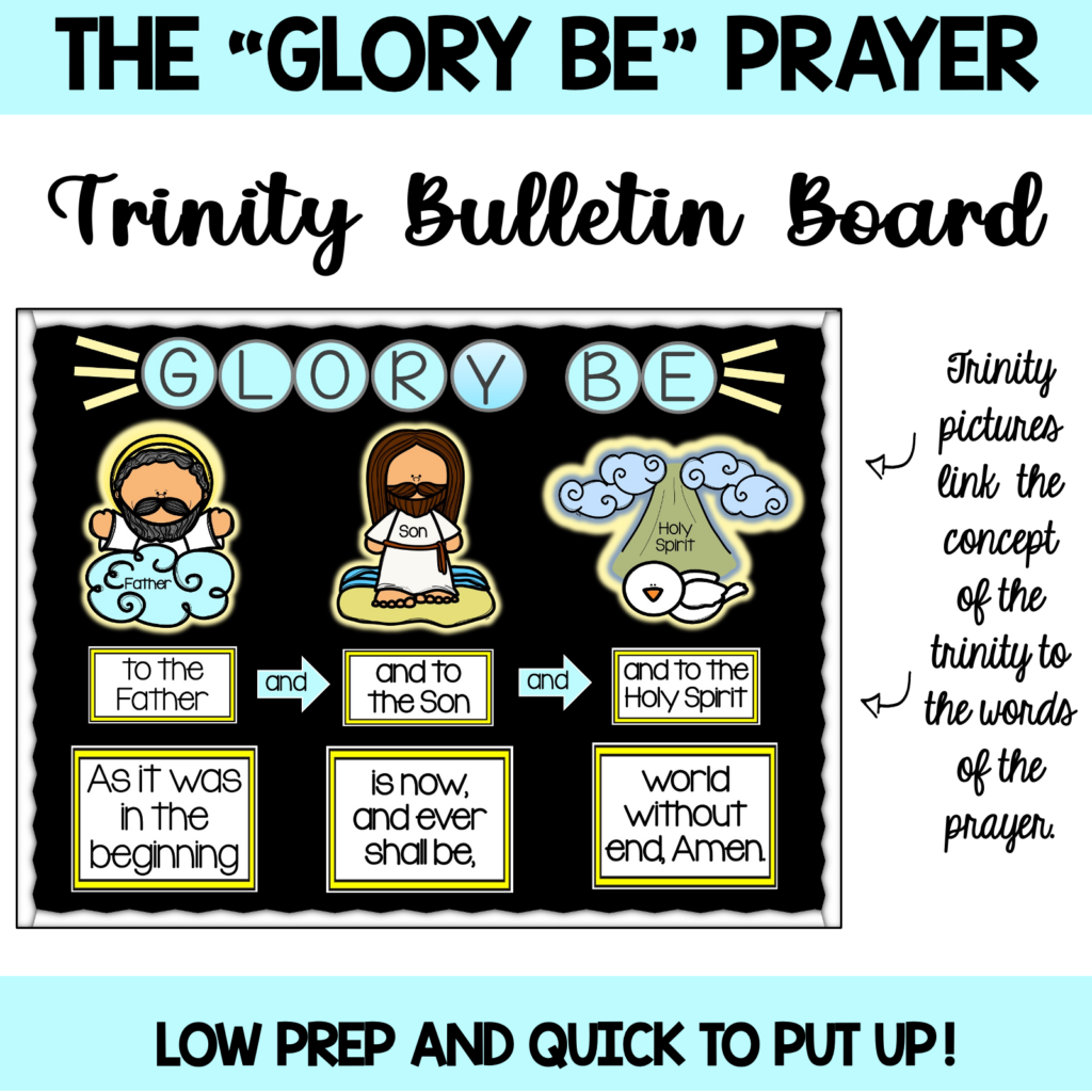 Catholic Bulletin Board: Glory Be Prayer | Made By Teachers