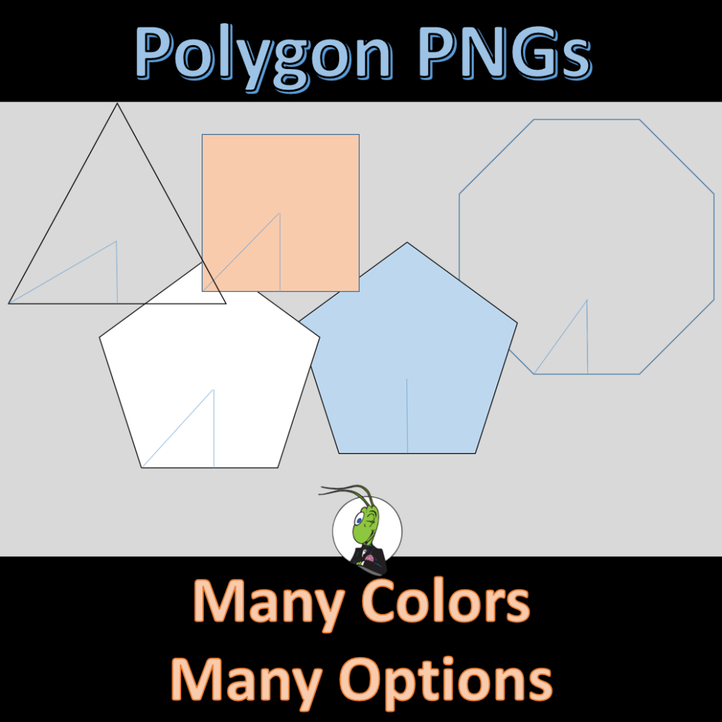 Regular Polygons Clip Art for Geometry and Commercial Use | Made By ...