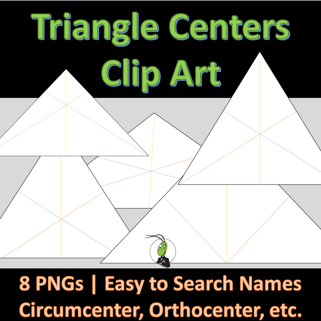 Triangle Centers Clip Art for Geometry and Commercial Use (Copy) | Made ...