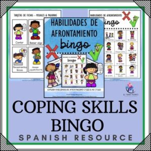 SPANISH VERSION - Helpful & Unhelpful Coping Skills Bingo | Made By ...