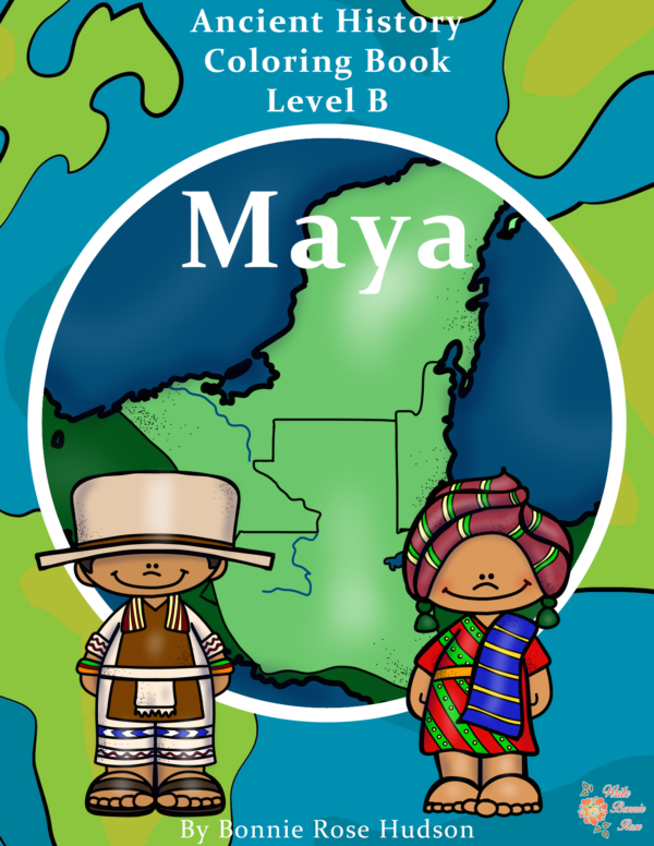 Ancient History Coloring Book: Maya-Level B | Made By Teachers