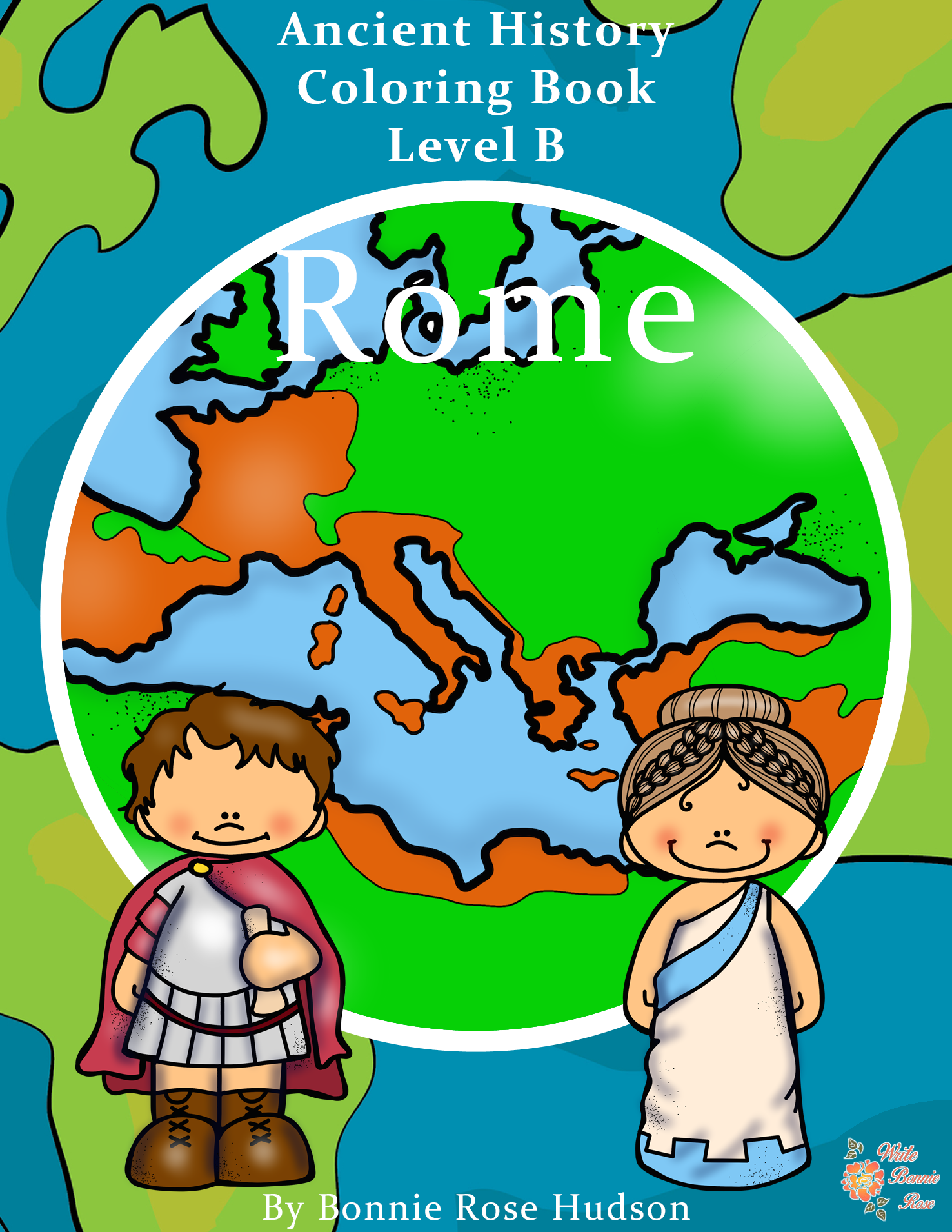 Ancient History Coloring Book: Rome-Level B | Made By Teachers
