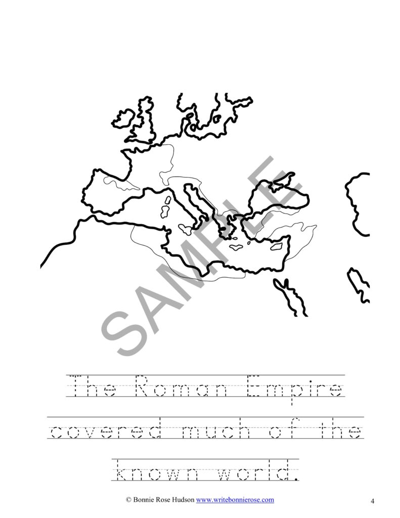 Ancient History Coloring Book: Rome-Level B | Made By Teachers