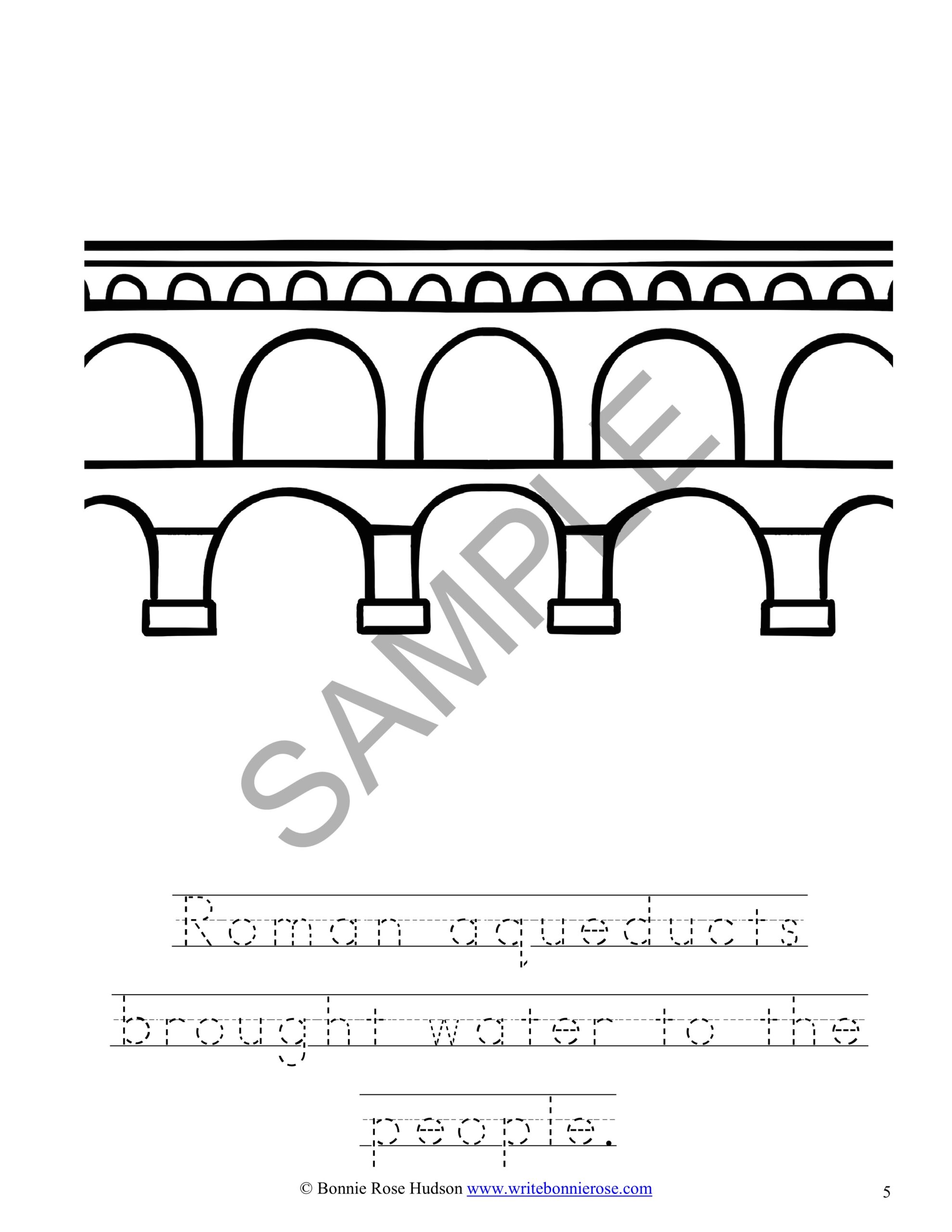 Ancient History Coloring Book: Rome-Level B | Made By Teachers