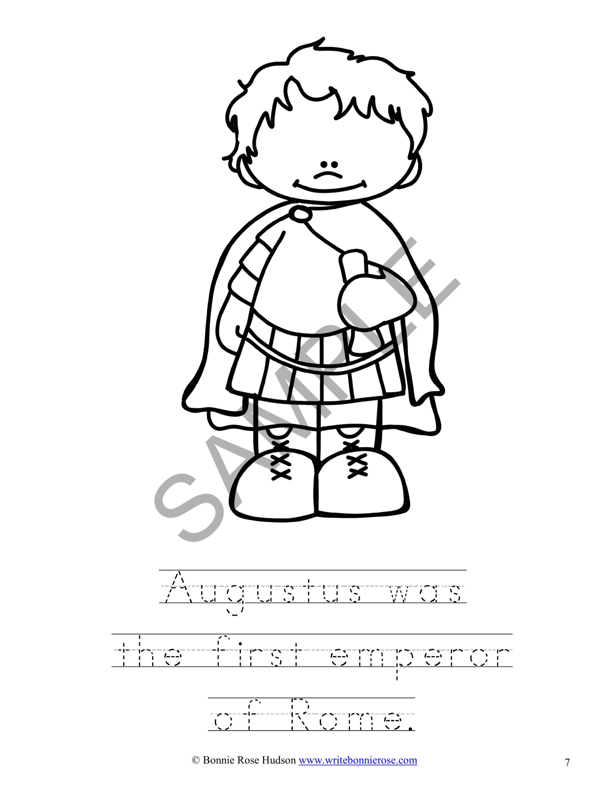 Ancient History Coloring Book: Rome-Level B | Made By Teachers