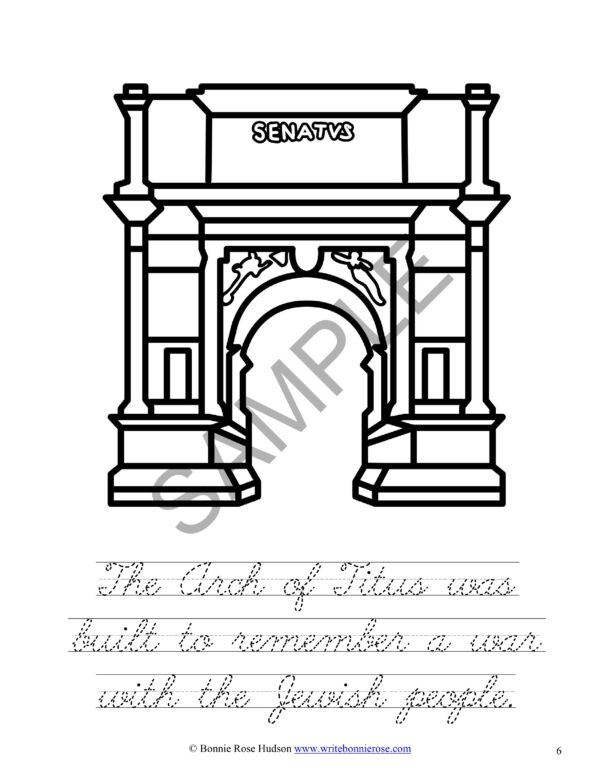 Ancient History Coloring Book: Rome-Level C | Made By Teachers