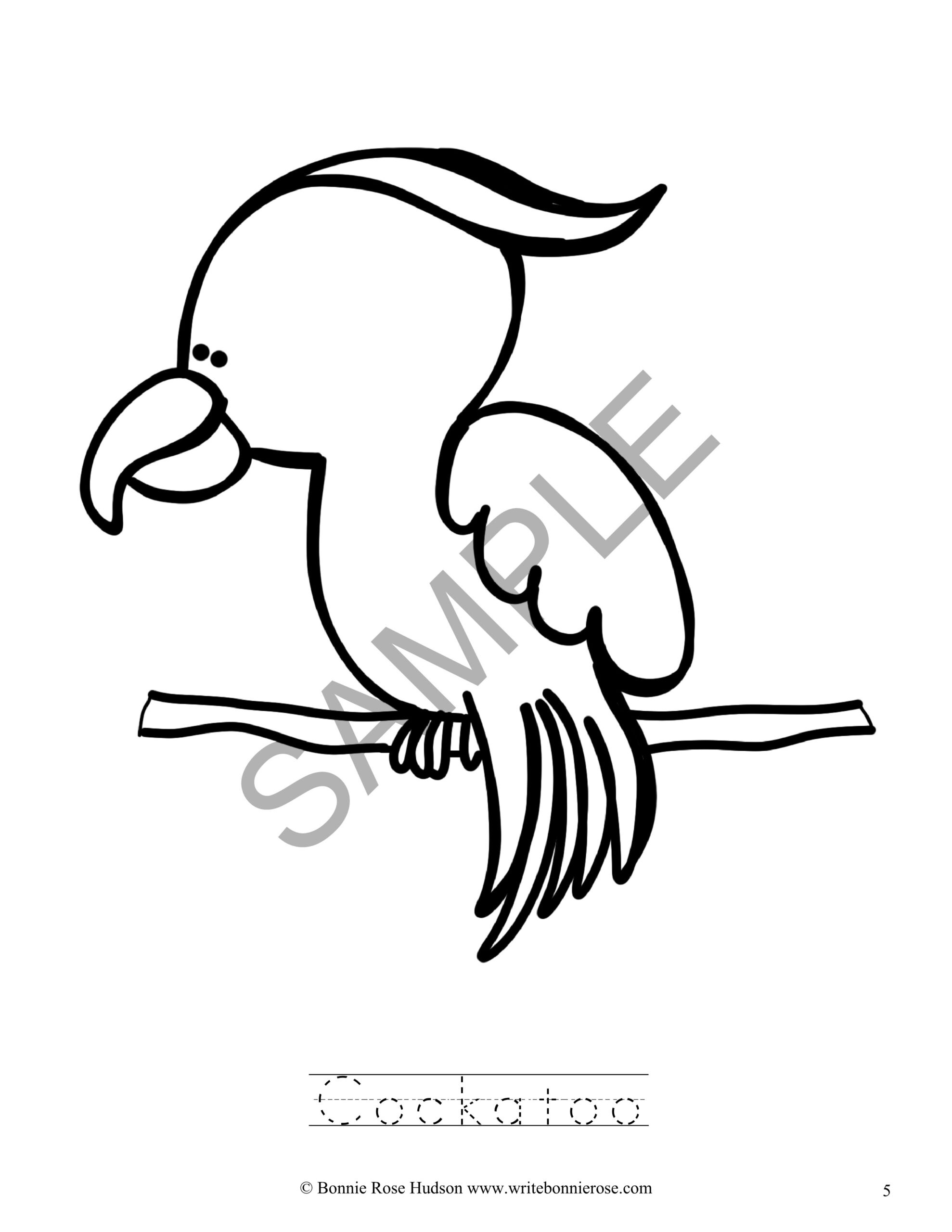 Australian Animals Coloring Book with Bonus Life Cycle of the Platypus ...