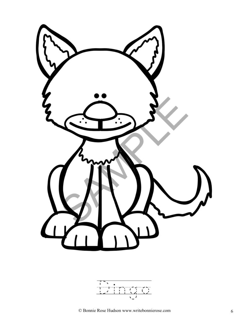 Australian Animals Coloring Book with Bonus Life Cycle of the Platypus ...