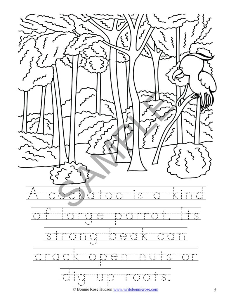 Australian Animals Coloring Book with Bonus Life Cycle of the Platypus ...