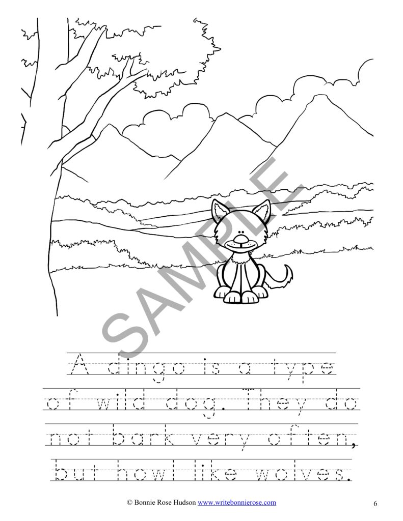 Australian Animals Coloring Book with Bonus Life Cycle of the Platypus ...