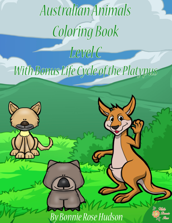 Australian Animals Coloring Book with Bonus Life Cycle of the Platypus ...