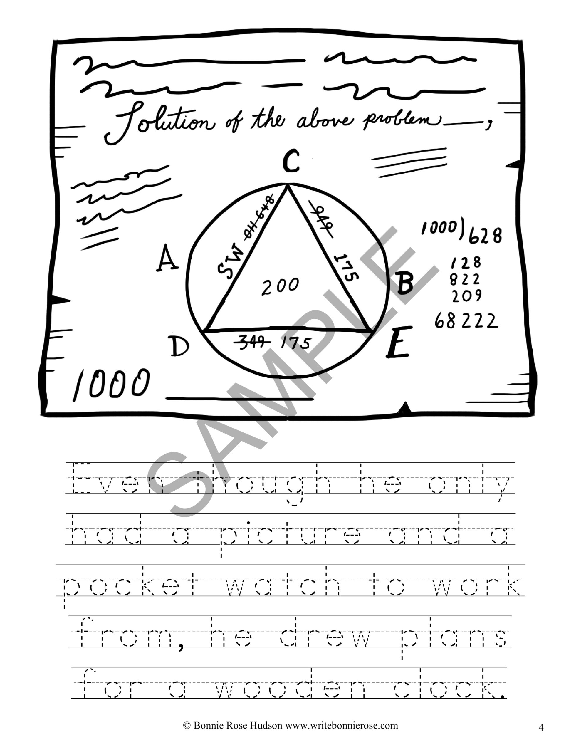 Benjamin Banneker and Sarah Goode Coloring Book-Level B | Made By Teachers