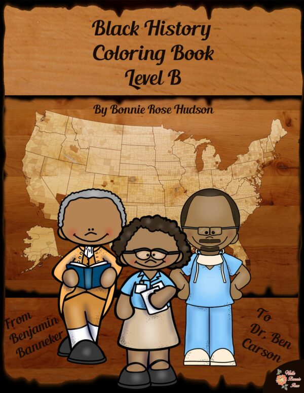 Black History Coloring Book-Level B | Made By Teachers
