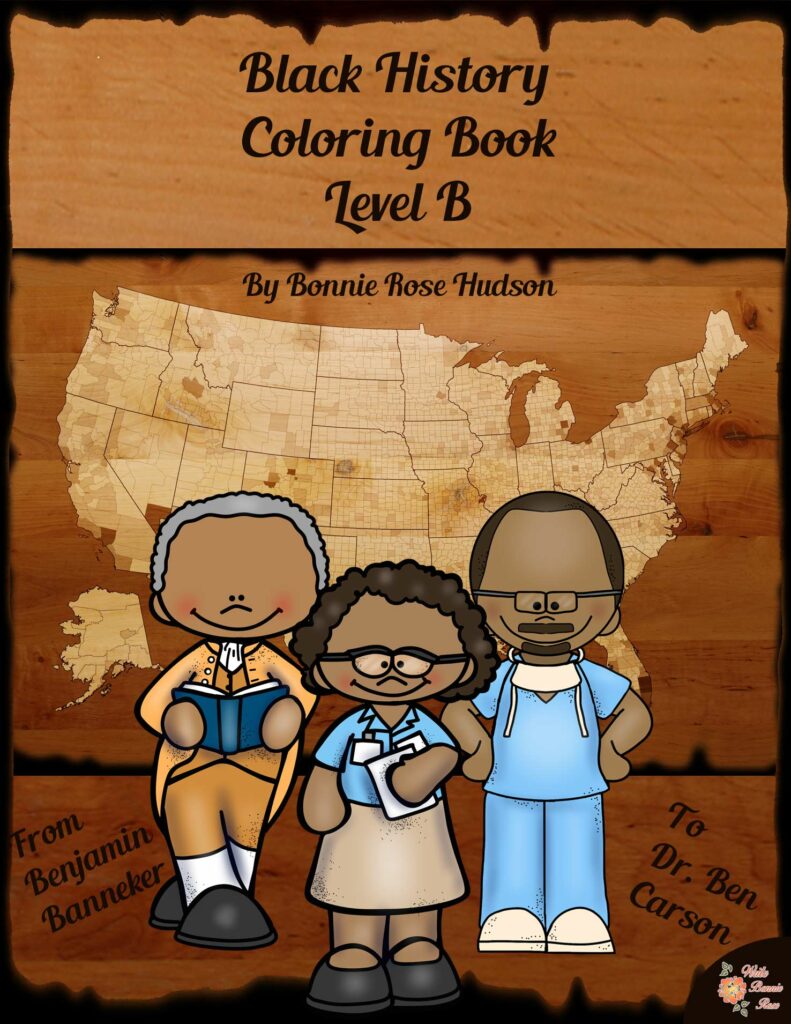 Black History Coloring Book-Level B | Made By Teachers