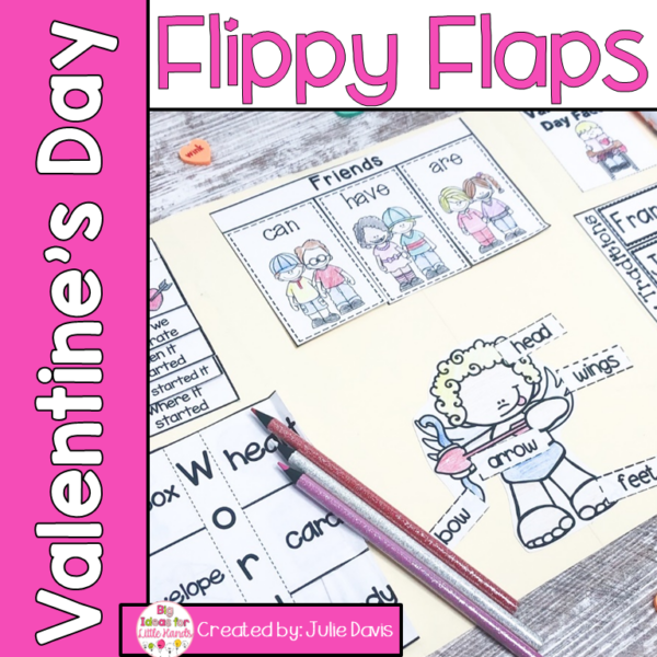 Valentine's Day Activities Interactive Notebook Lapbook | Made By Teachers