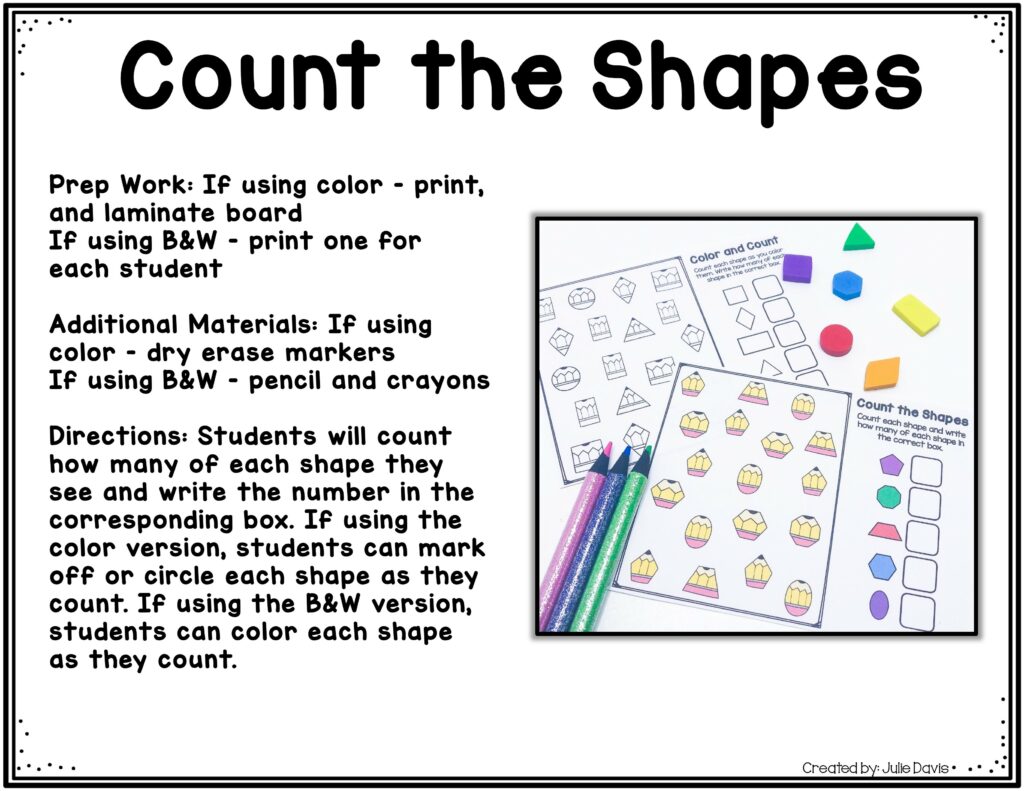 Kindergarten Valentine's Day 2D Shapes Worksheets and Games | Made By ...