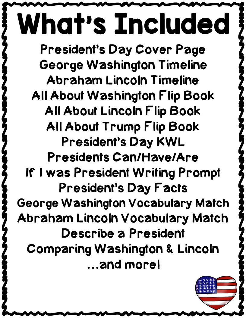 President's Day Activities Interactive Notebook Lapbook | Made By Teachers