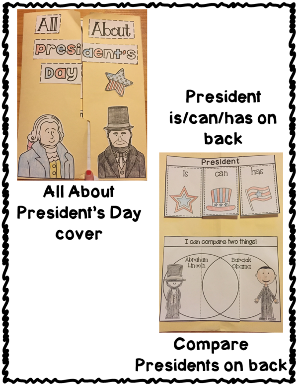 President's Day Activities Interactive Notebook Lapbook | Made By Teachers