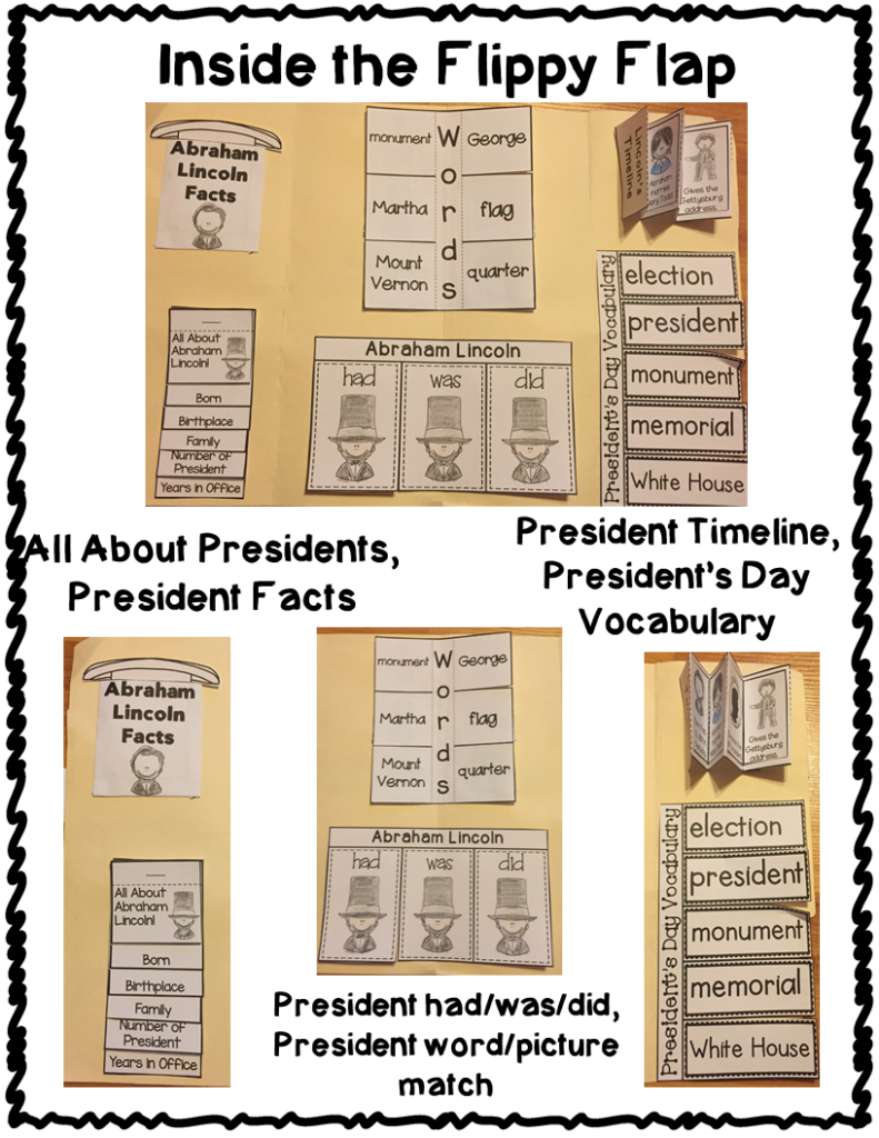 President's Day Activities Interactive Notebook Lapbook | Made By Teachers