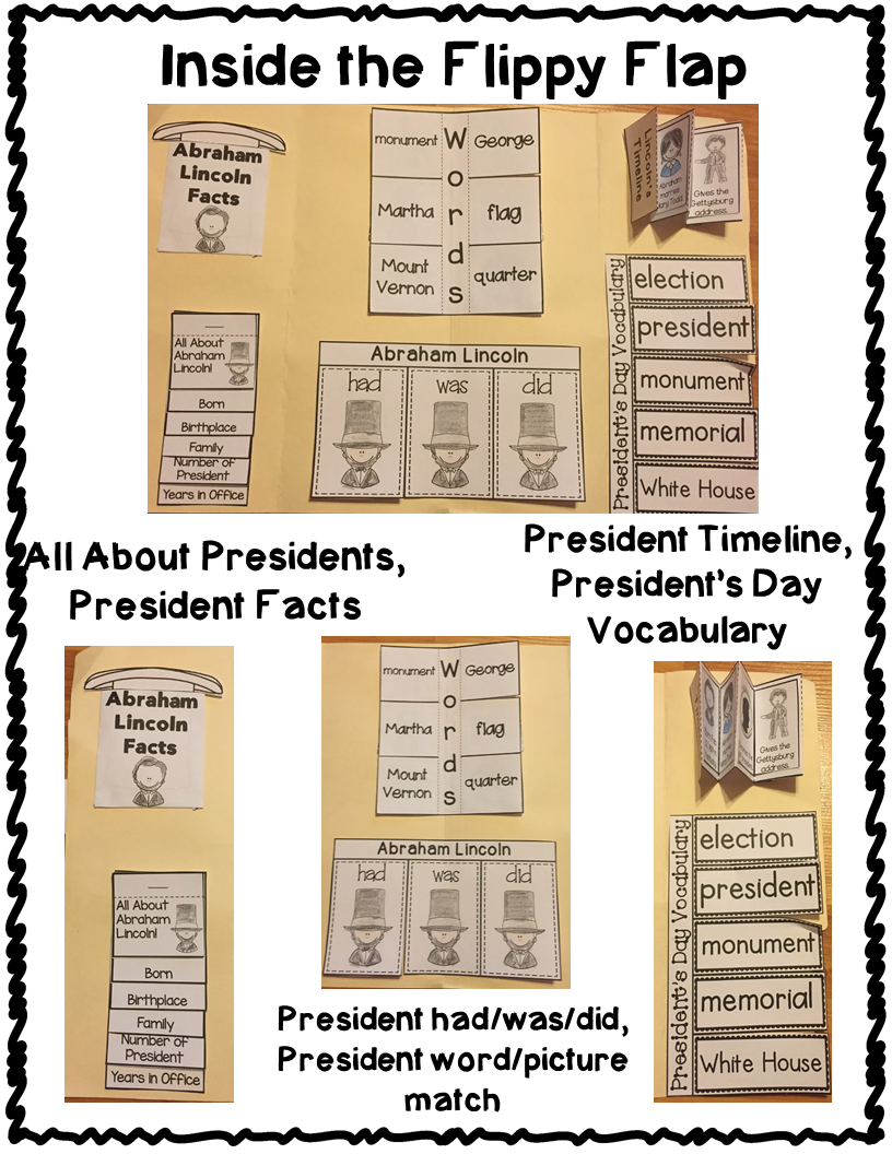 President's Day Activities Interactive Notebook Lapbook | Made By Teachers