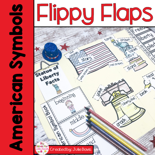 American Symbols Activities Interactive Notebook Lapbook - Made By Teachers