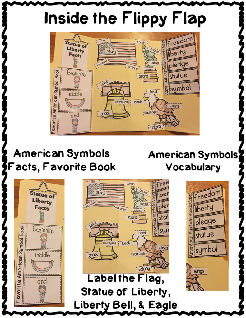 American Symbols Activities Interactive Notebook Lapbook | Made By Teachers