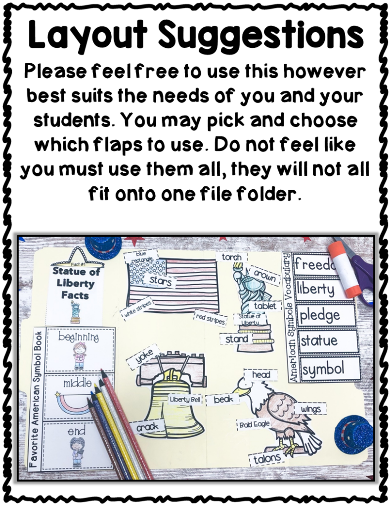 American Symbols Activities Interactive Notebook Lapbook | Made By Teachers
