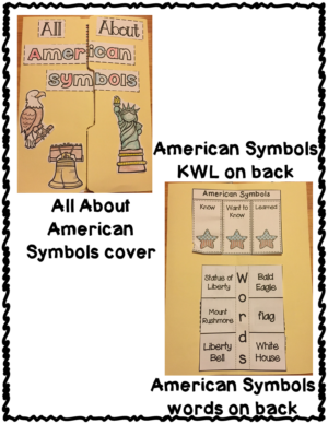 American Symbols Activities Interactive Notebook Lapbook | Made By Teachers