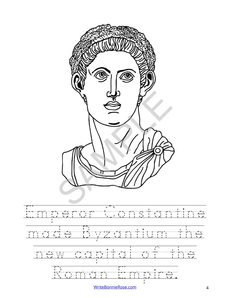 Byzantine Empire Coloring Book-Level B | Made By Teachers