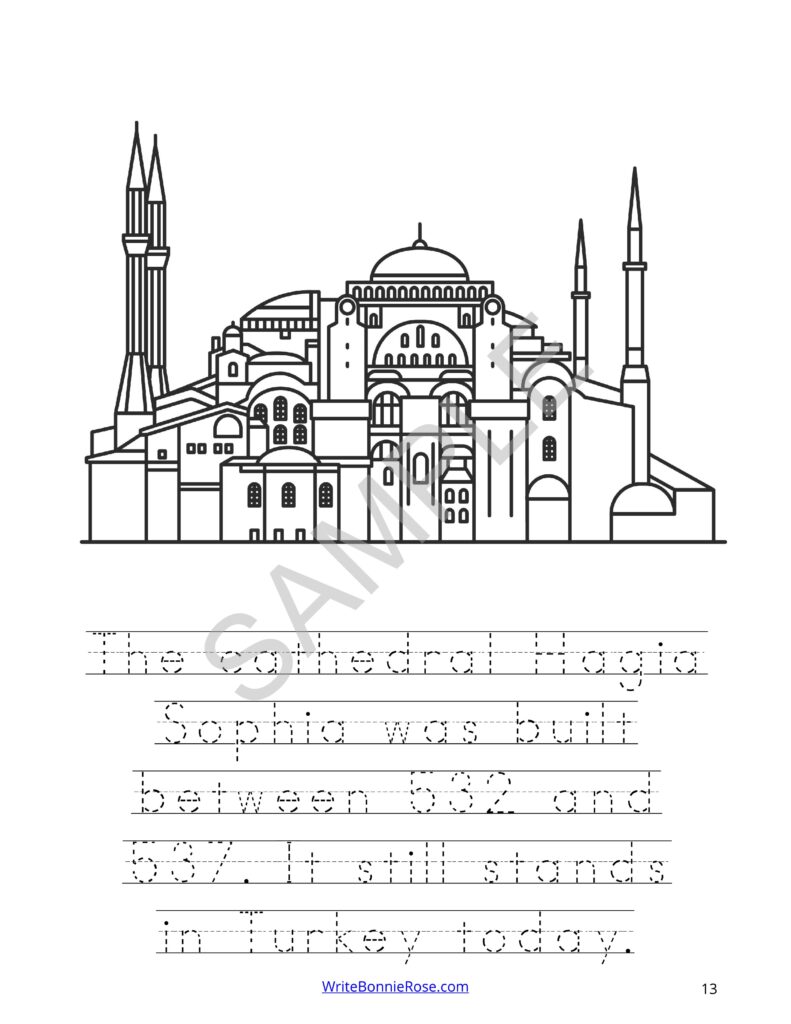 Byzantine Empire Coloring Book-Level B | Made By Teachers