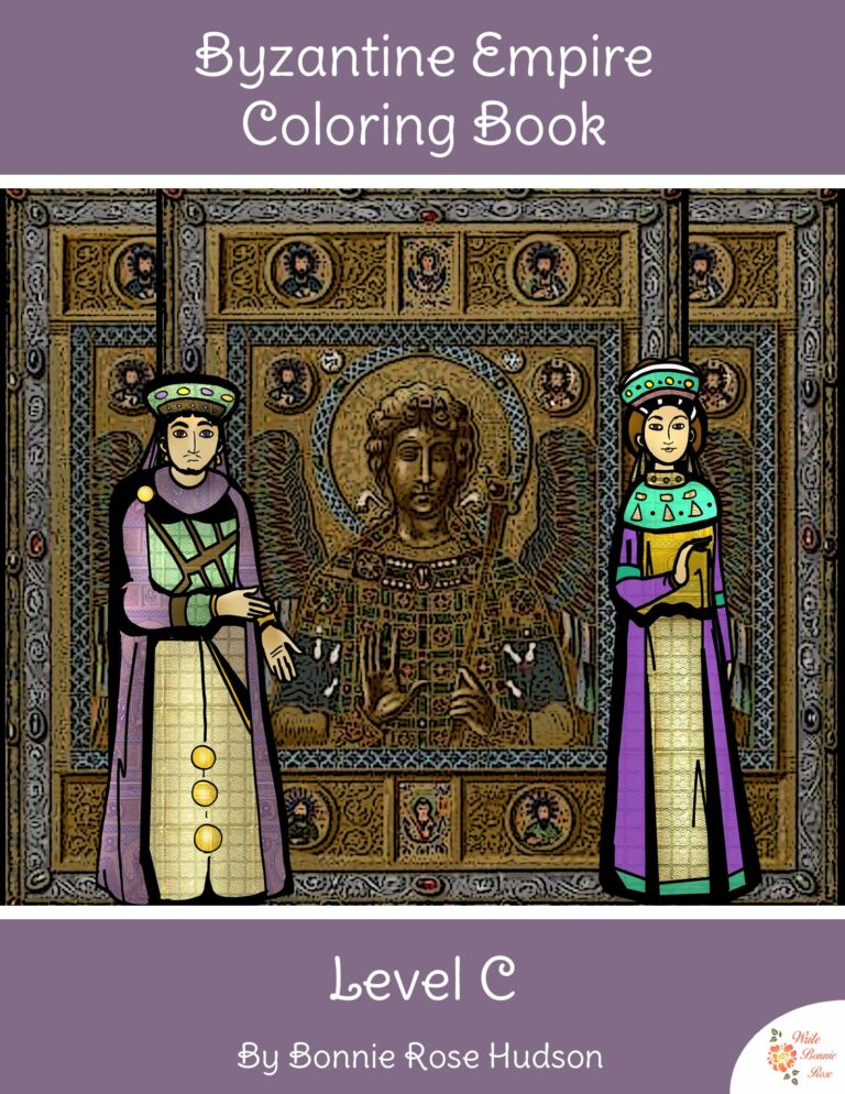 Byzantine Empire Coloring Book-Level C | Made By Teachers
