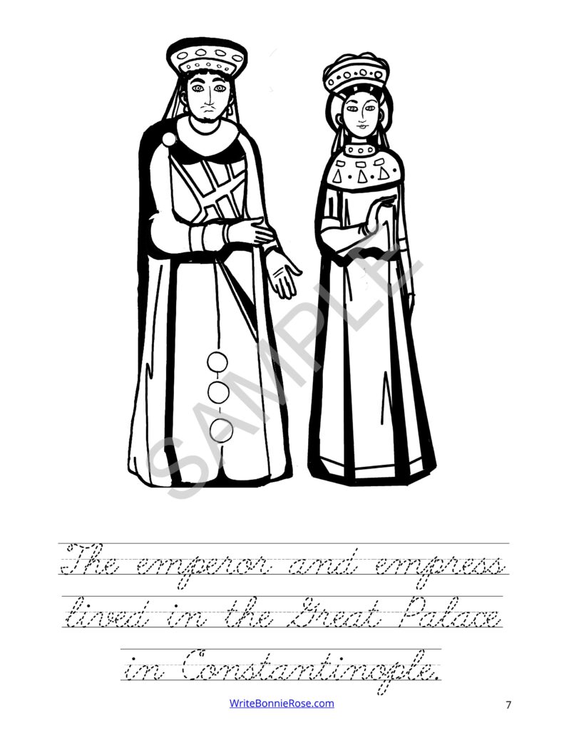 Byzantine Empire Coloring Book-Level C | Made By Teachers