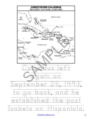 Christopher Columbus Coloring Book-Level B | Made By Teachers