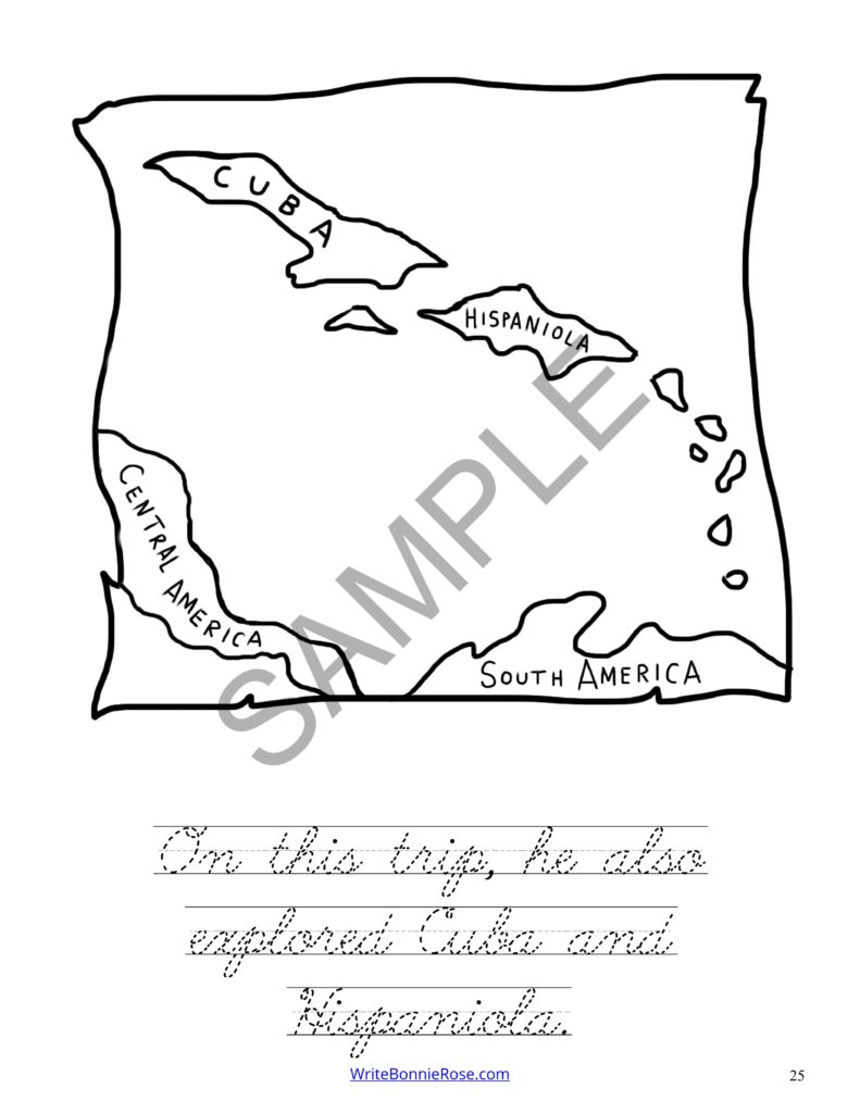 Christopher Columbus Coloring Book-Level C | Made By Teachers