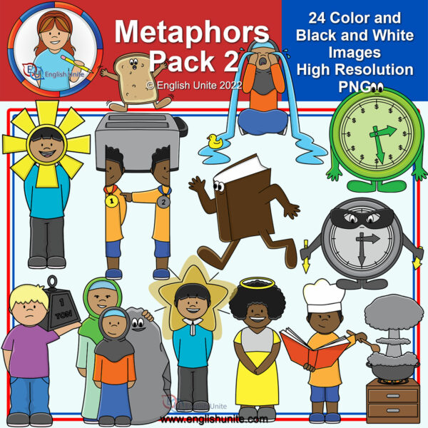 Clip Art - Metaphors Pack 2 (Figurative Language) | Made By Teachers