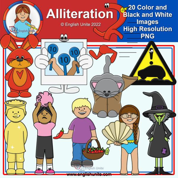 Clip Art - Alliteration (Figurative Language) | Made By Teachers