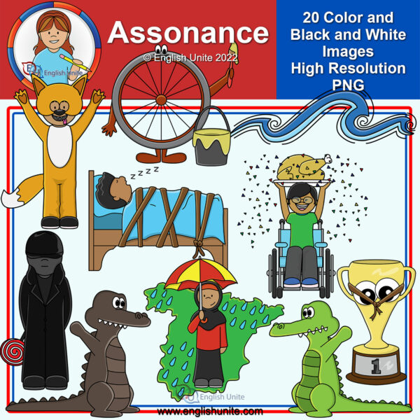 Clip Art - Assonance (Figurative Language) | Made By Teachers