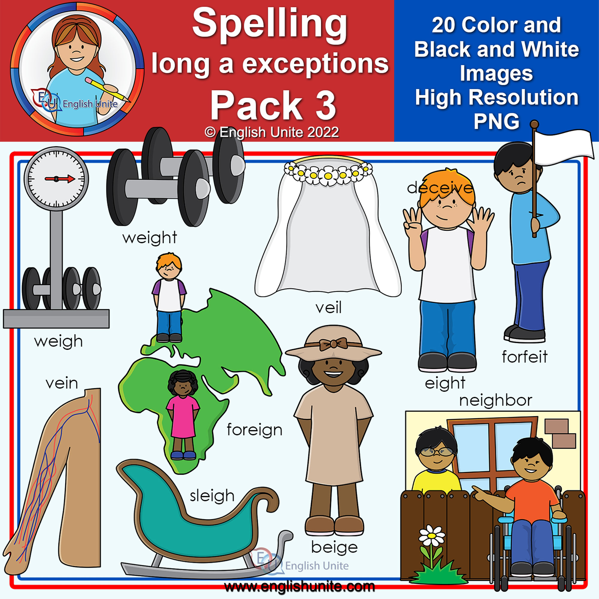 Spelling Clip Art