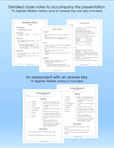 ELEMENTS OF MUSIC : RHYTHM & DURATION a High School Music Appreciation ...