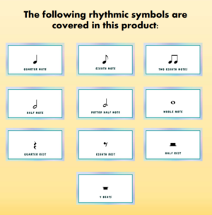 RHYTHM LESSON and FLASHCARDS for upper elementary and middle school ...