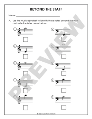 TREBLE AND BASS CLEF QUIZZES for Middle School General Music | Made By ...