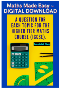 Full Higher Tier Maths Questions with Answers | Maths Revision Resource ...
