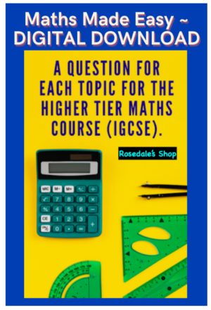 Full Higher Tier Maths Questions with Answers | Maths Revision Resource ...