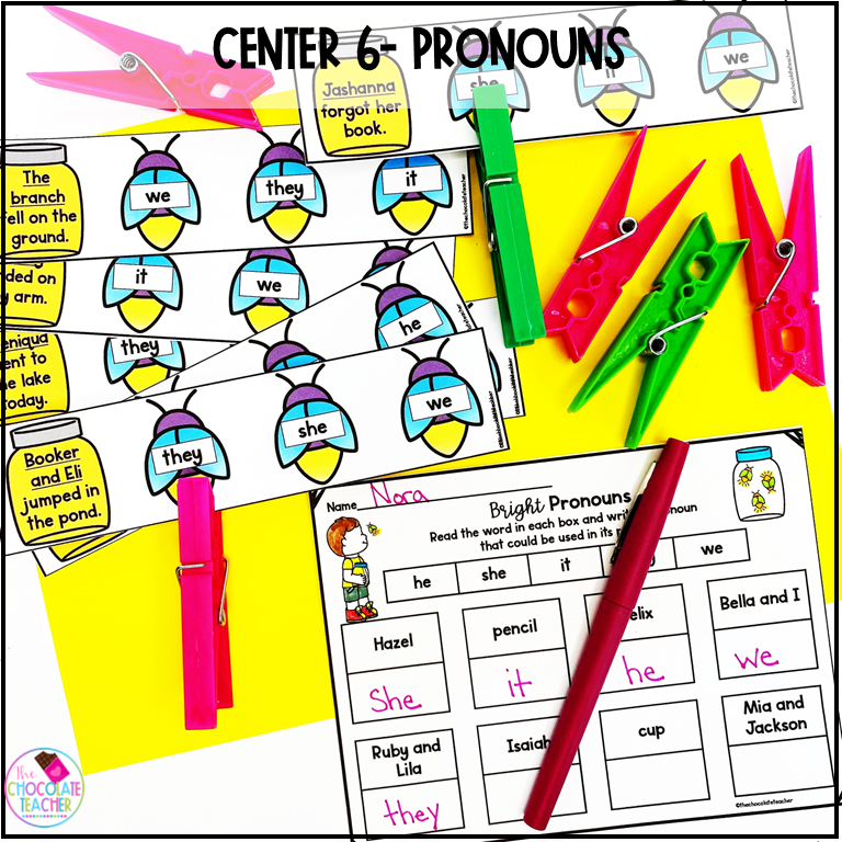 1st Grade Spring ELA Centers - Grammar - Phonics | Made By Teachers