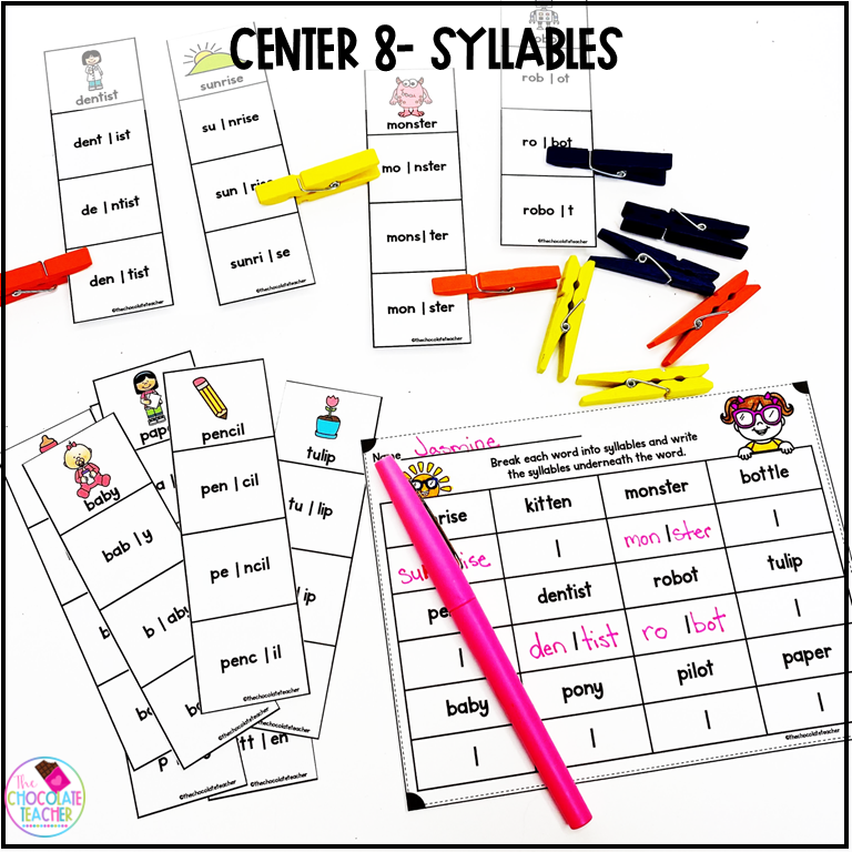 1st Grade Spring ELA Centers - Grammar - Phonics | Made By Teachers