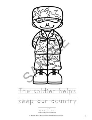 Community Helpers Coloring Book-Level B | Made By Teachers