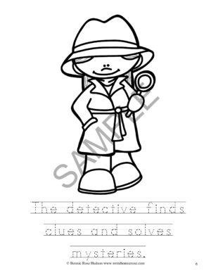 Community Helpers Coloring Book-Level B | Made By Teachers