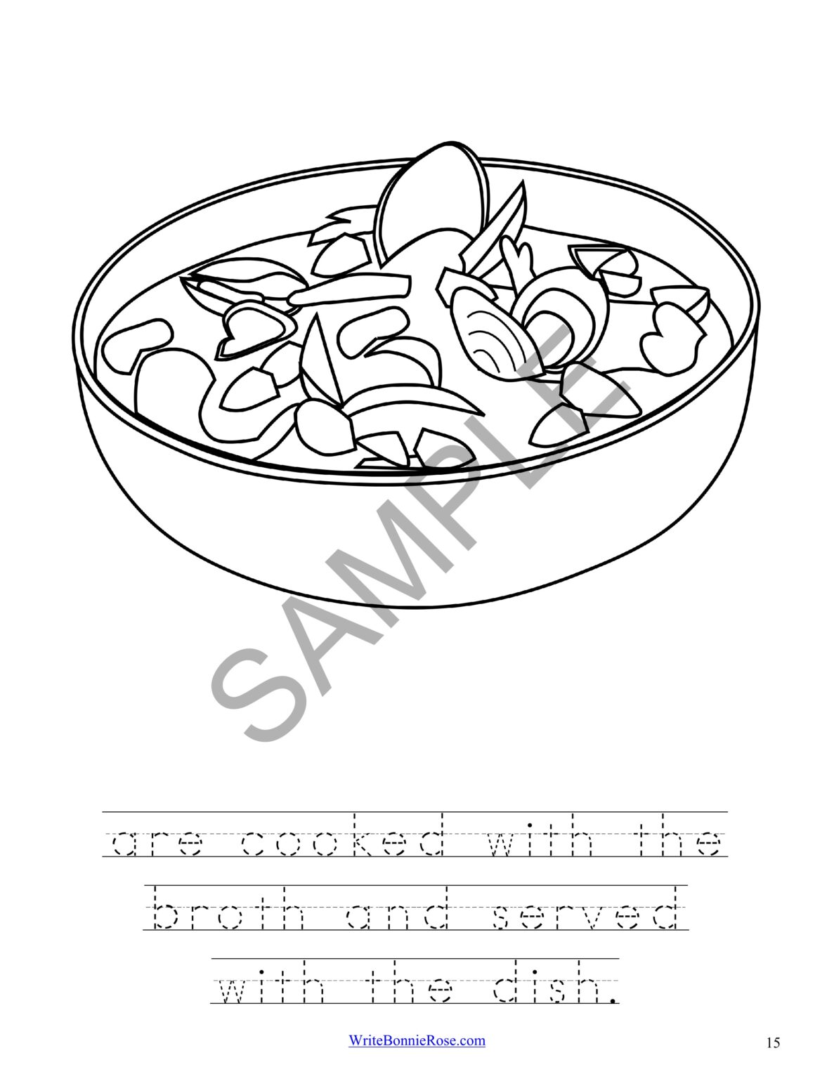 Cooking Around the World-French Food Coloring Book, Level B | Made By ...