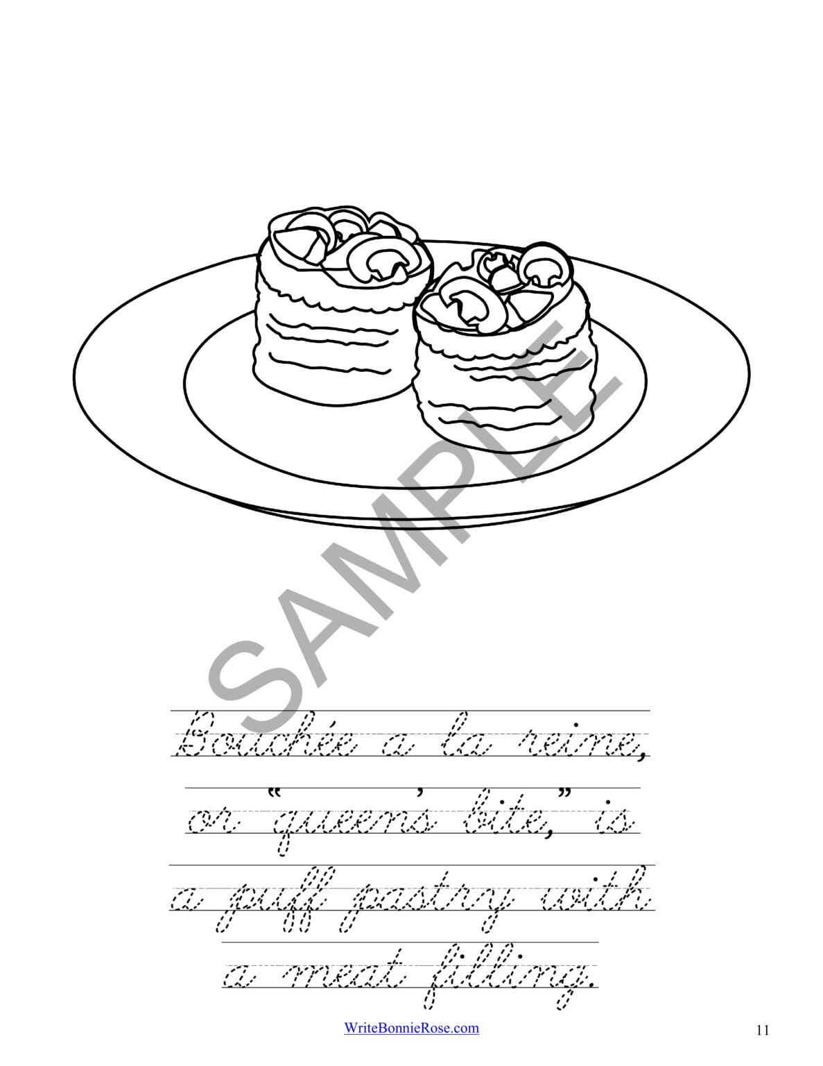 Cooking Around the World-French Food Coloring Book, Level C | Made By ...