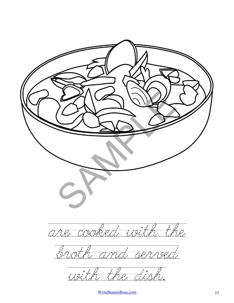 Cooking Around the World-French Food Coloring Book, Level C | Made By ...